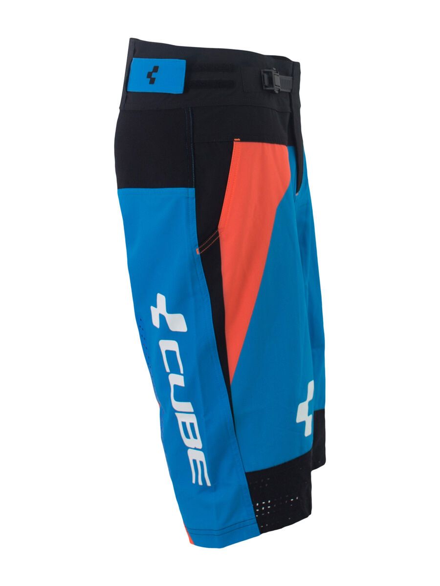 Cube Action Team Shorts Signature, blue´n´white´n´black | BIKER-BOARDER.DE