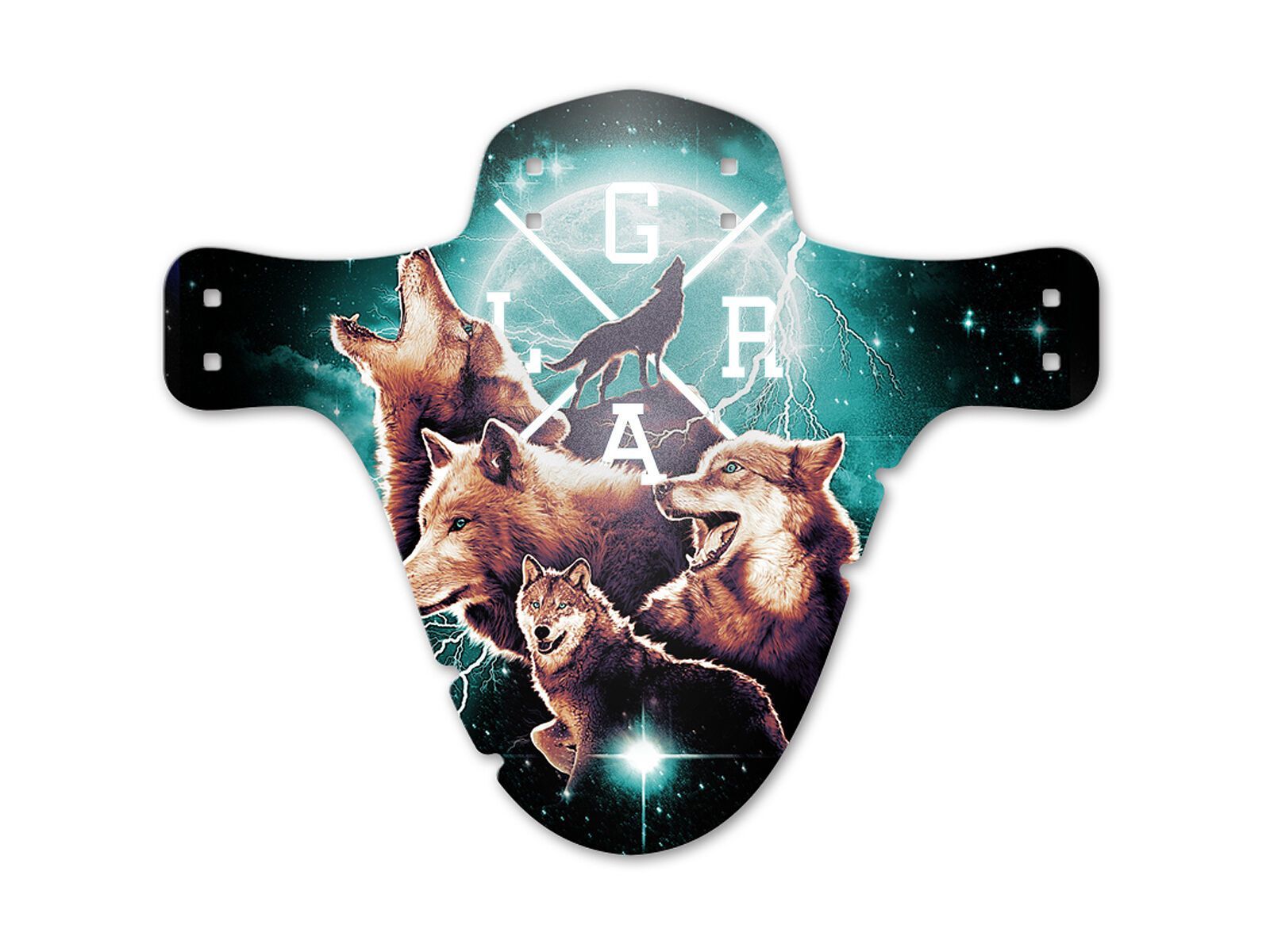 Loose Riders Mudguard Wolfpack, multicolor | BIKER-BOARDER.DE