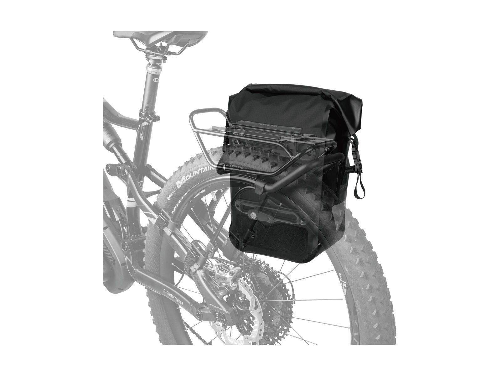 Topeak Pannier DryBag 15 l, black | BIKER-BOARDER.DE