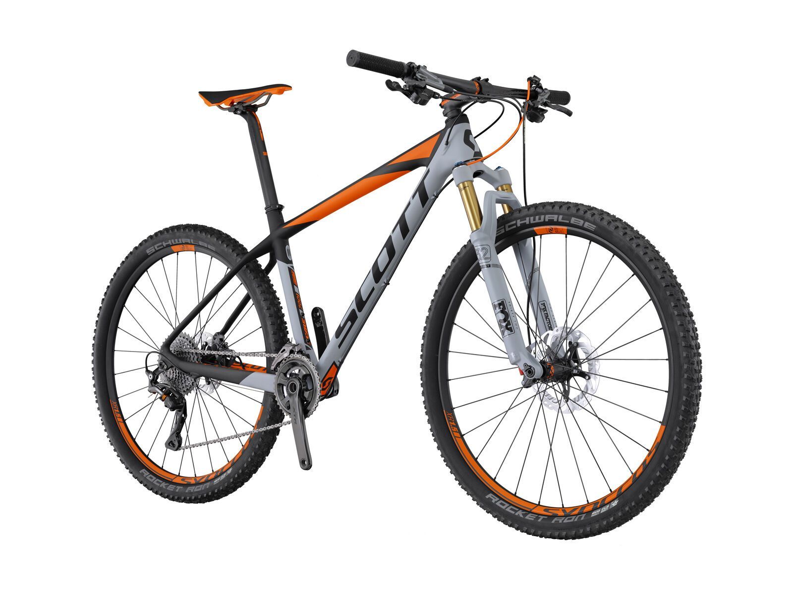 Scott Scale 700 Premium, grey/black/orange | BIKER-BOARDER.DE