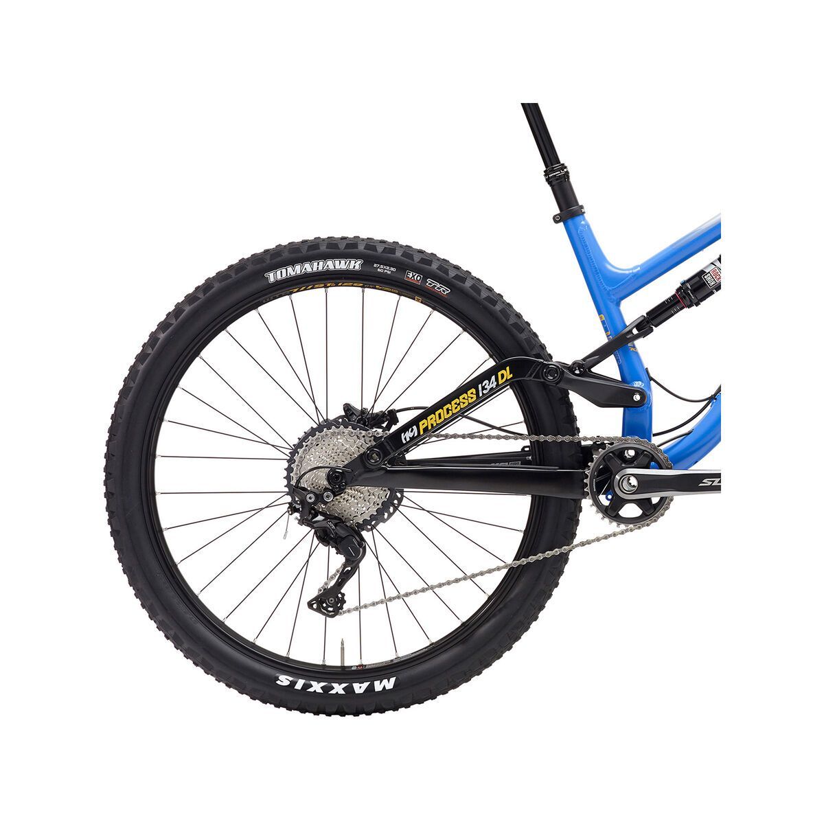Kona Process 134 DL, matt blue/black/yellow/silver | BIKER-BOARDER.DE