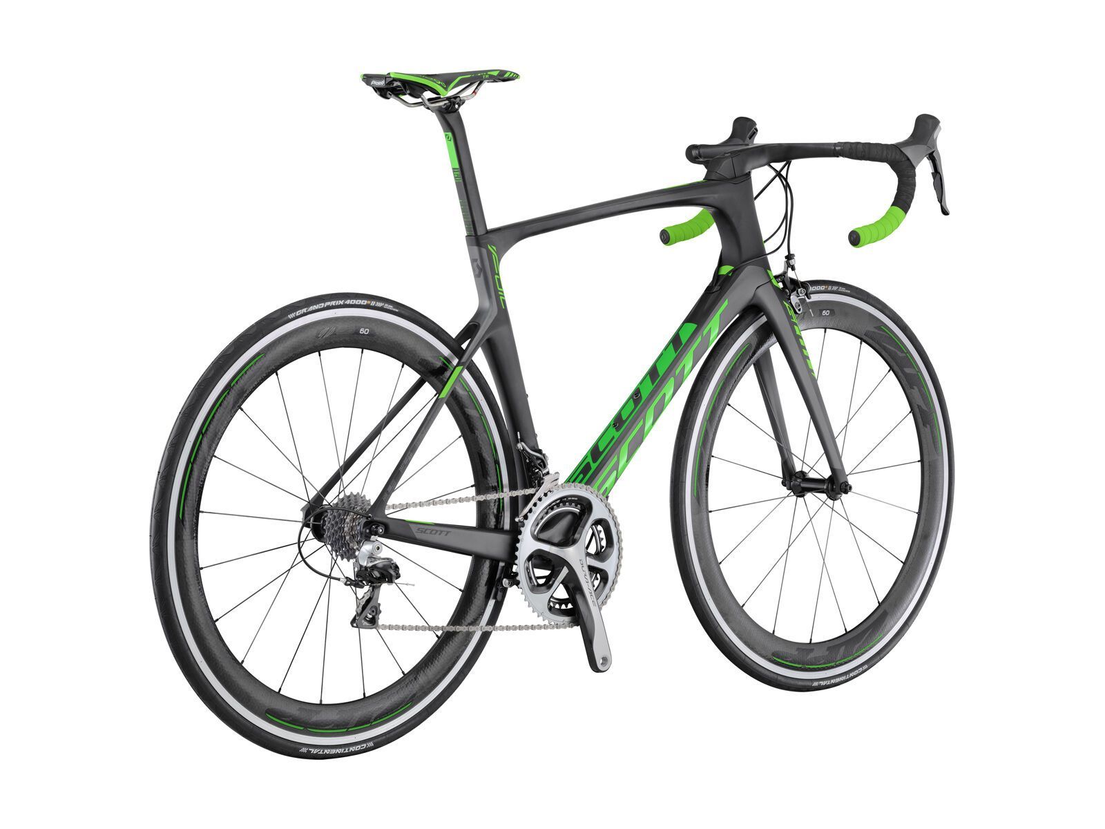 Scott Foil Team Issue, black/anthracite/green | BIKER-BOARDER.DE