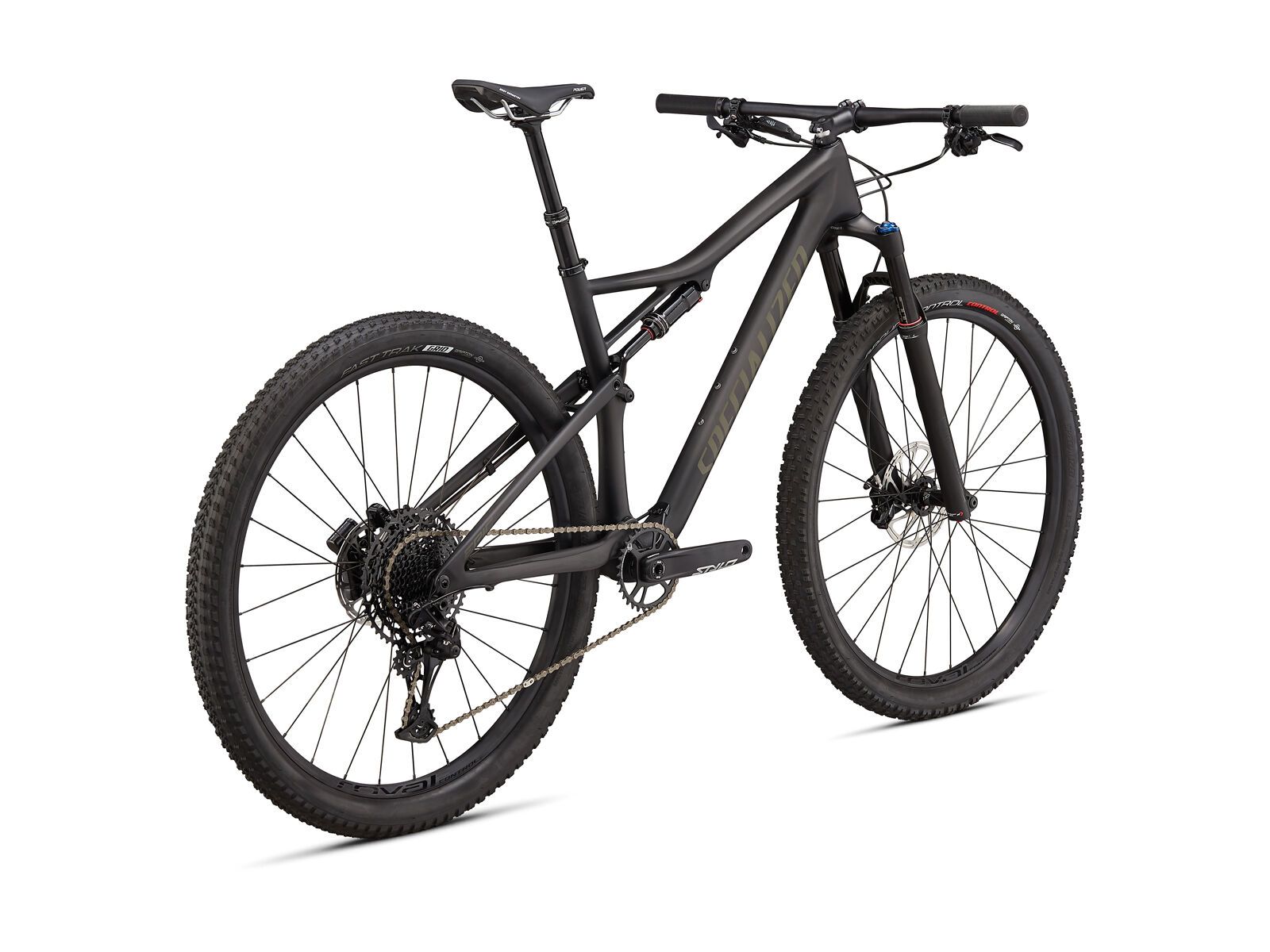 Specialized Epic Comp Carbon Evo, satin carbon/oak green | BIKER-BOARDER.DE