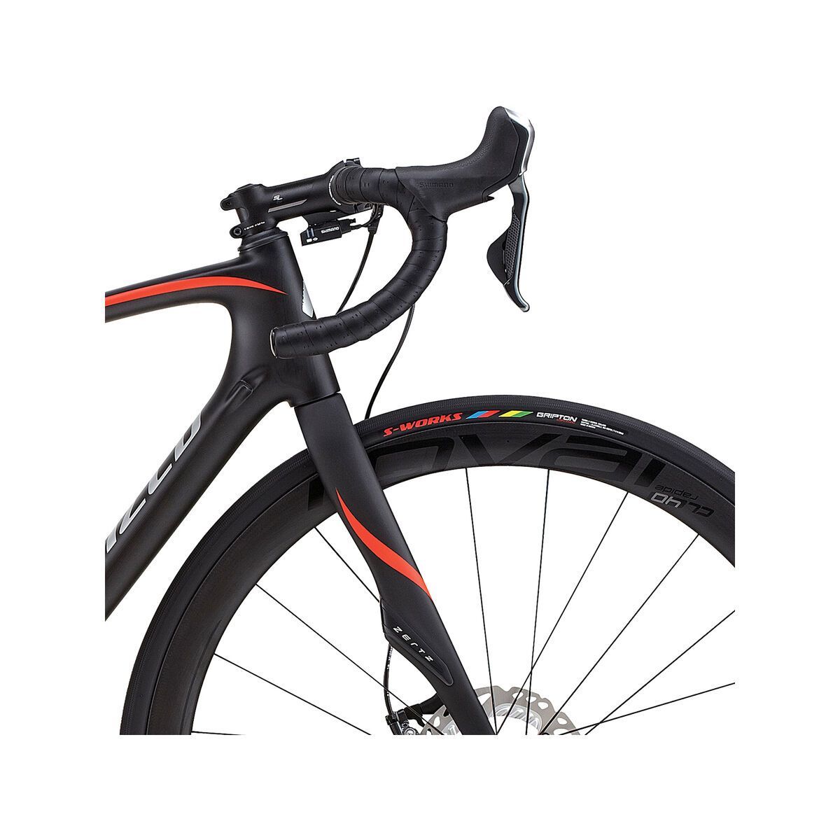 Specialized Ruby Pro Disc Ultegra Di2, black/red/silver | BIKER-BOARDER.DE