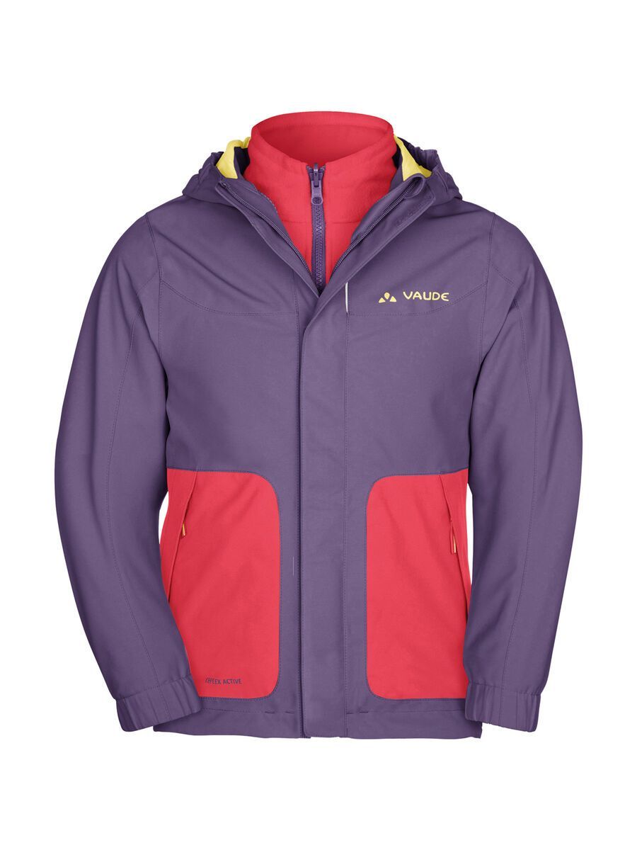 Vaude Kids Campfire 3in1 Jacket IV, dusty violet | BIKER-BOARDER.DE