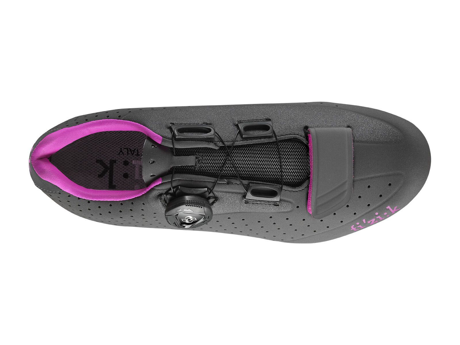 Fizik R5B Donna, anthracite/dark grey/pink fluo | BIKER-BOARDER.DE