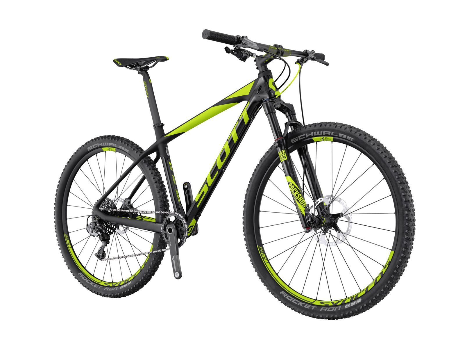 Scott Scale 700 RC, black/yellow | BIKER-BOARDER.DE