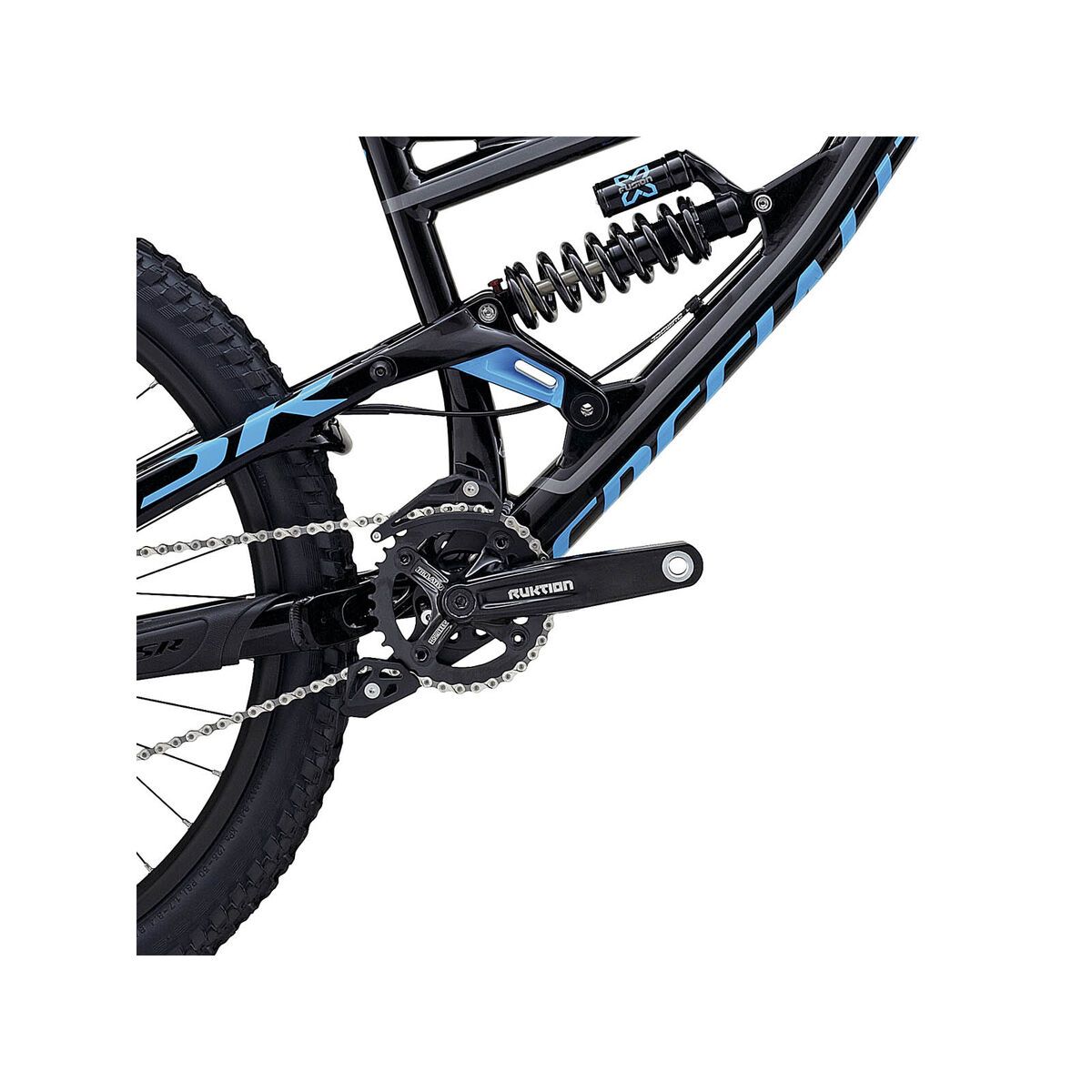 Specialized Status FSR I, Black/Charcoal/Cyan | BIKER-BOARDER.DE