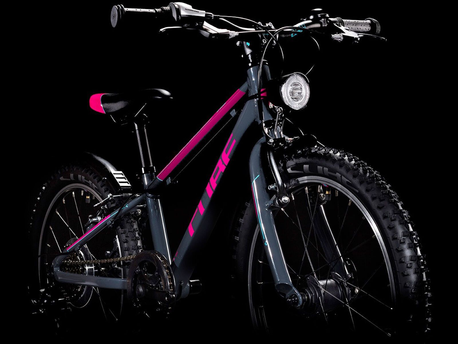 Cube Access 200 Allroad, grey´n´blue´n´pink | BIKER-BOARDER.DE