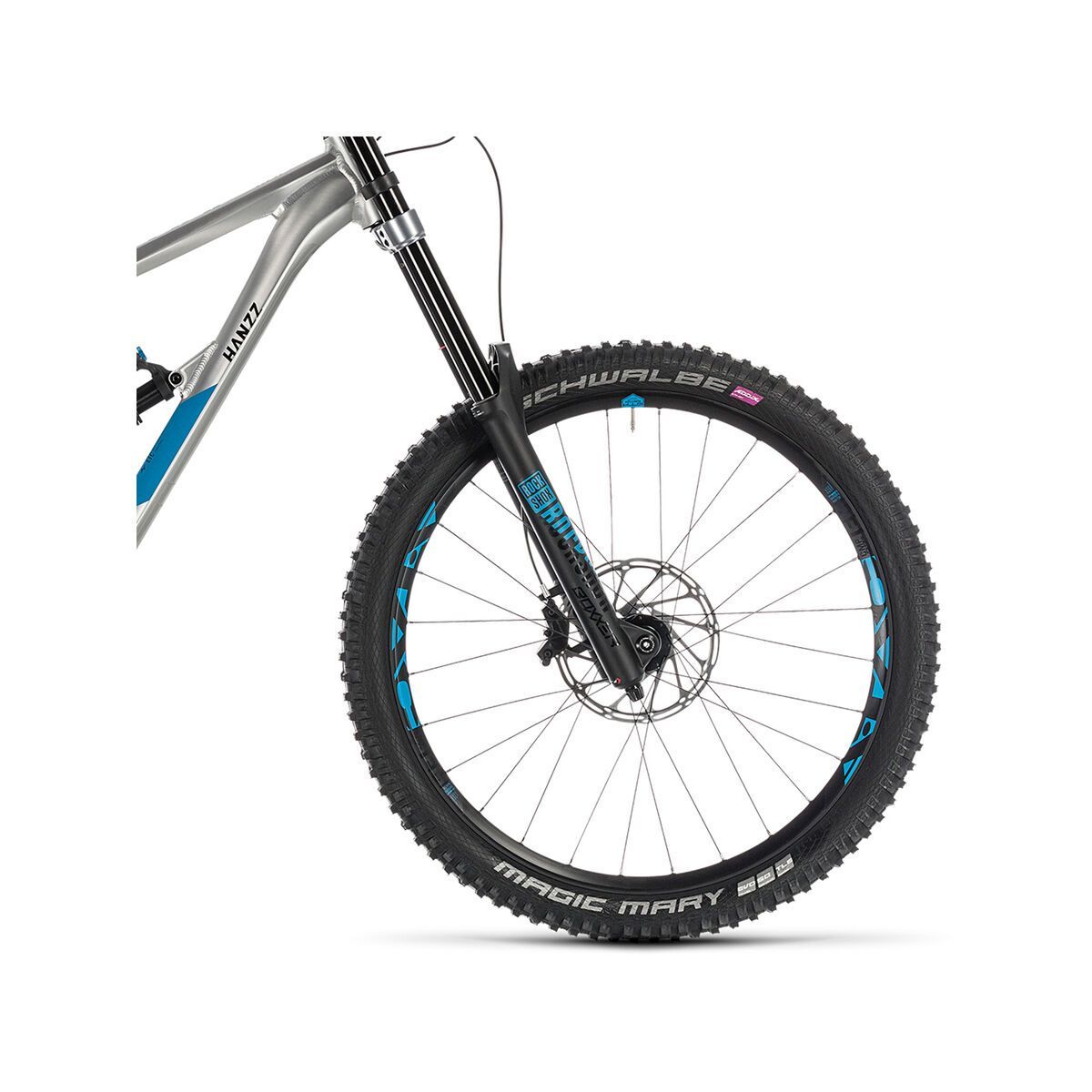 Cube Hanzz 190 SL 27.5, metal´n´petrol | BIKER-BOARDER.DE