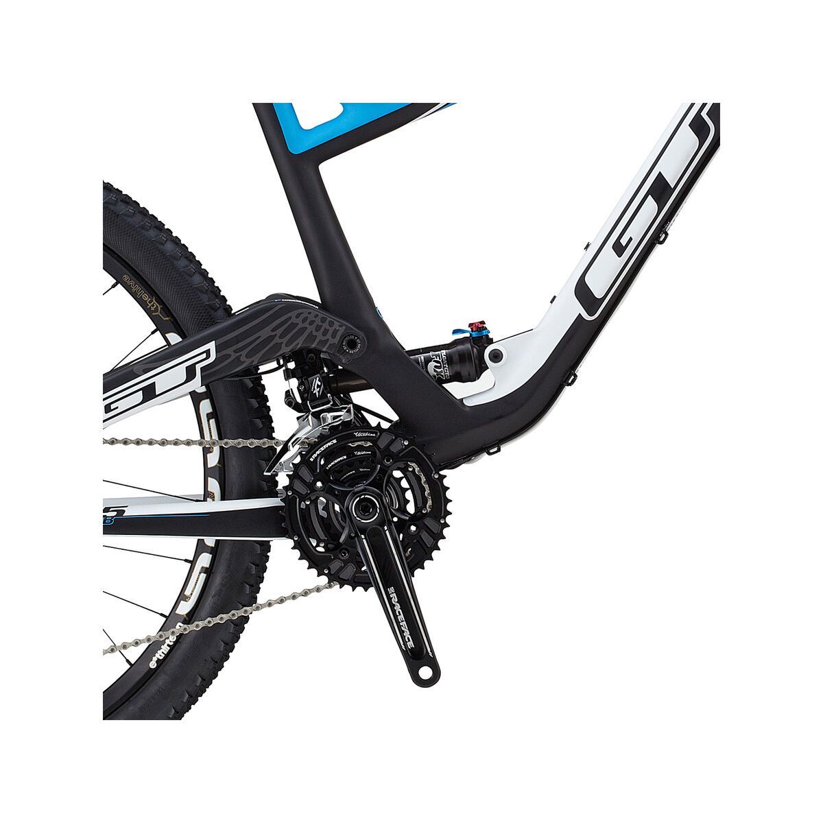GT Sensor Carbon Pro 27.5, raw/white/blue | BIKER-BOARDER.DE