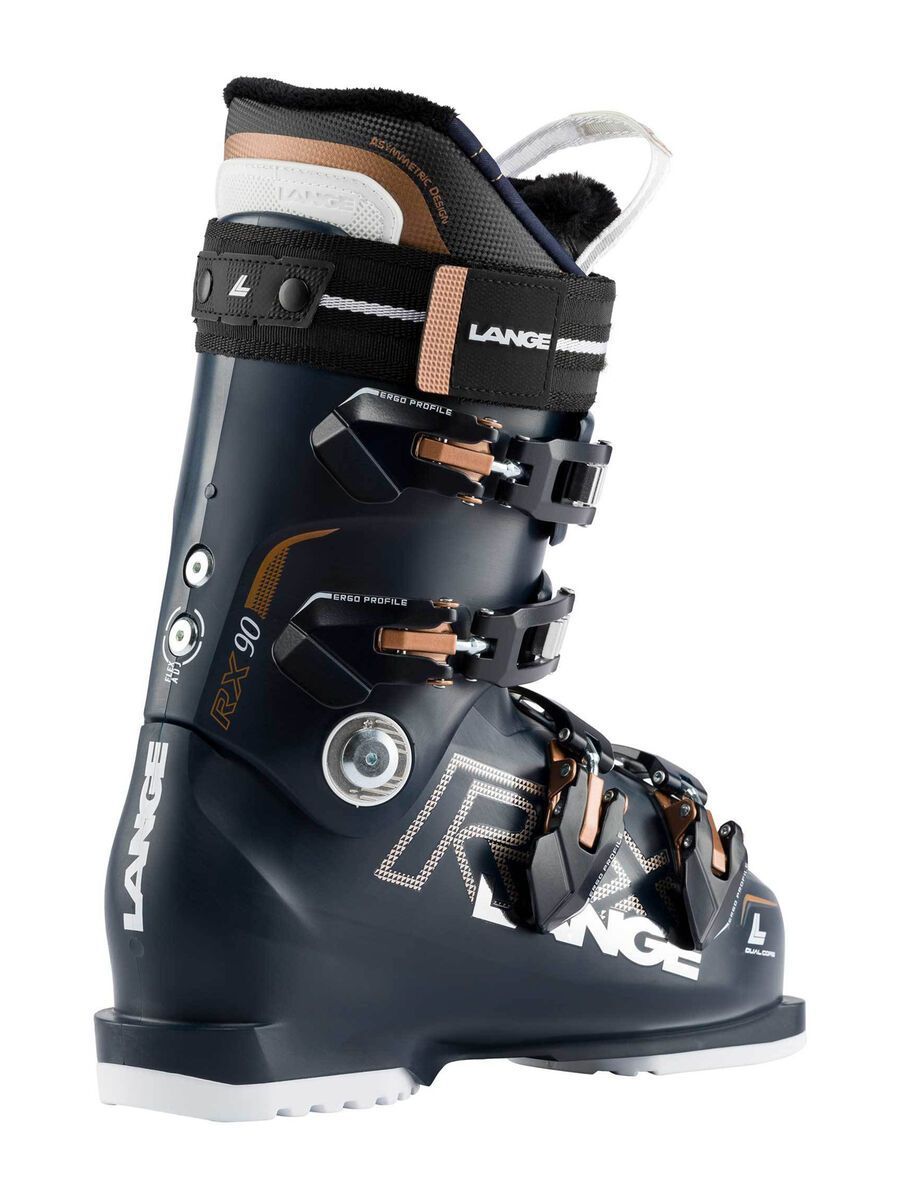 Lange RX 90 W, black blue/copper | BIKER-BOARDER.DE