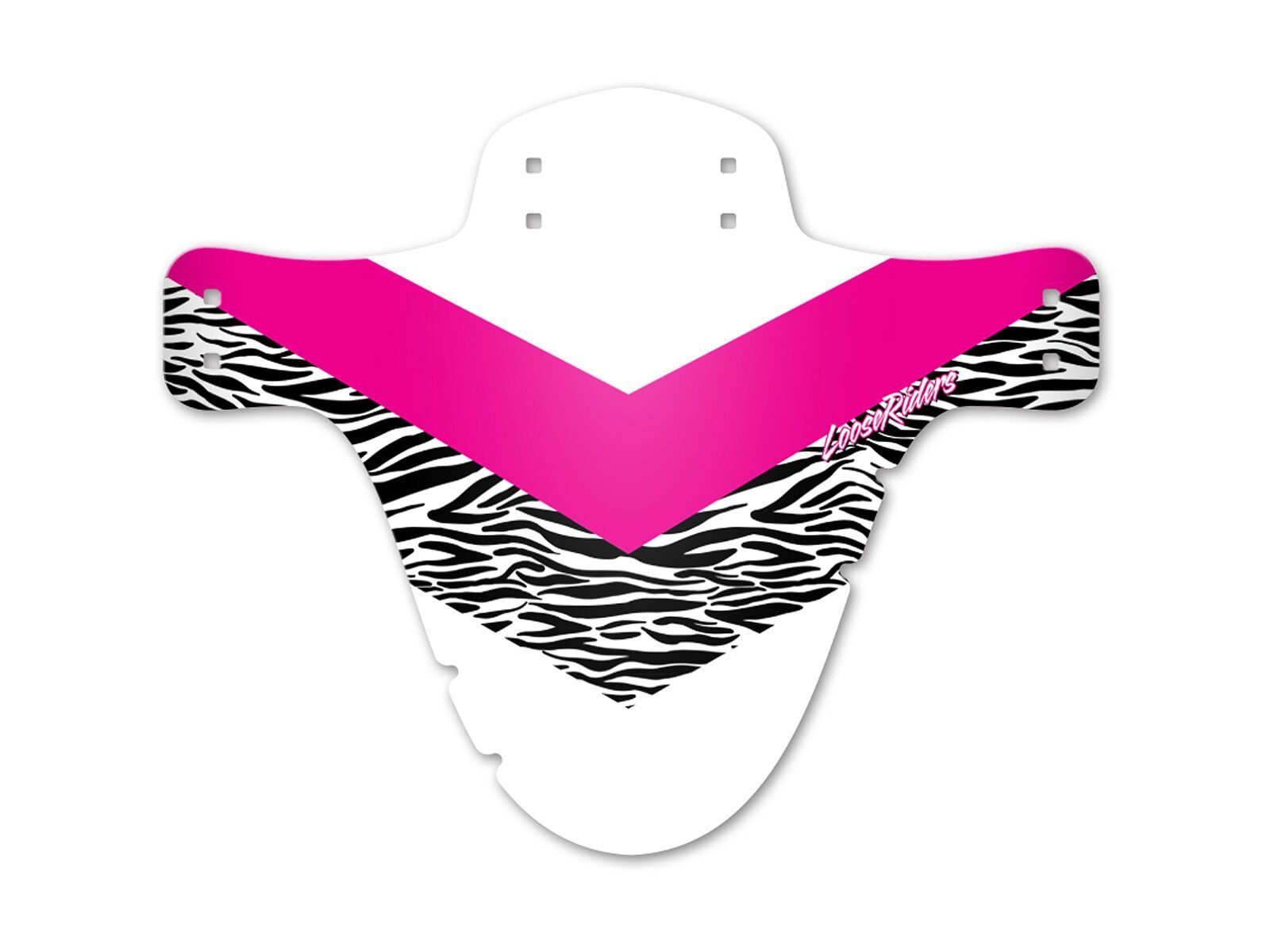 Loose Riders Mudguard Ski Patrol White | BIKER-BOARDER.DE