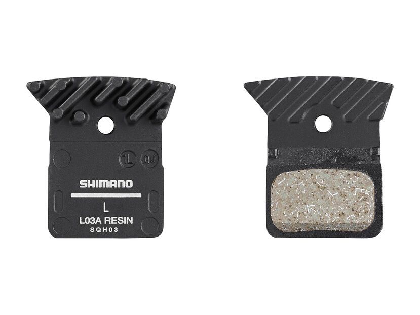 Shimano L03A-RF Kunstharz Scheibenbremsbelag mit Kühllamellen | BIKER ...