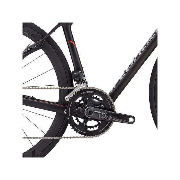 Specialized Ruby Pro Disc Ultegra Di2, black/red/silver | BIKER-BOARDER.DE