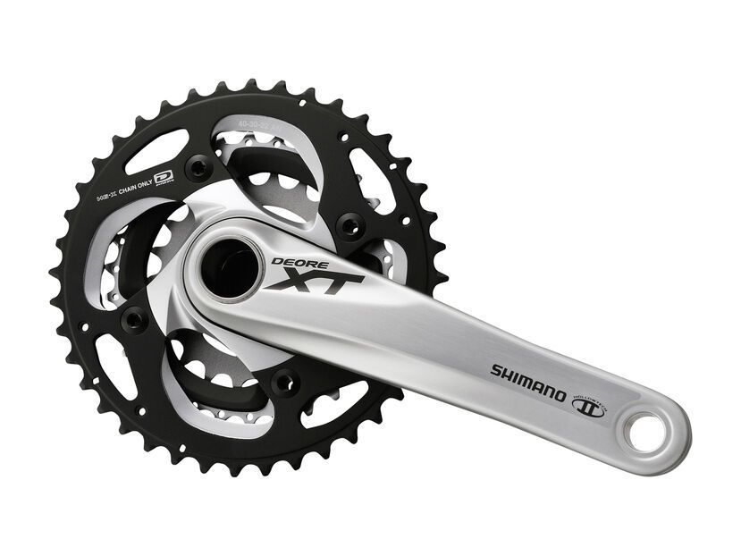 Shimano Kurbelgarnitur Deore XT MTB FC-M782 3x10 - 40/30/22, silber ...