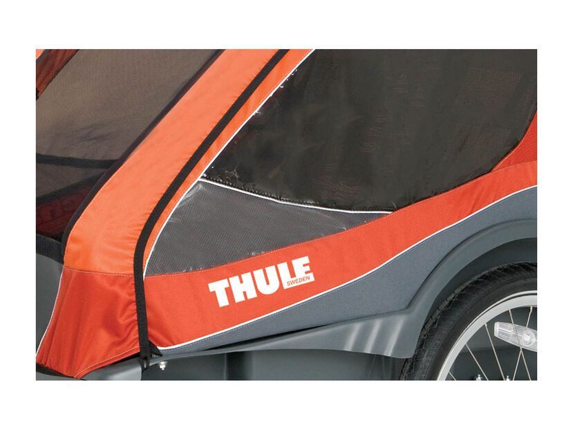 Thule Chariot Captain 2 inkl. Fahrrad-Set, apricot | BIKER-BOARDER.DE