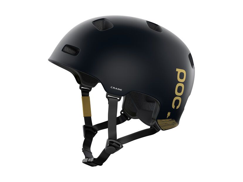 POC Crane MIPS Fabio Wibmer Ed., uranium black matt/gold | BIKER-BOARDER.DE