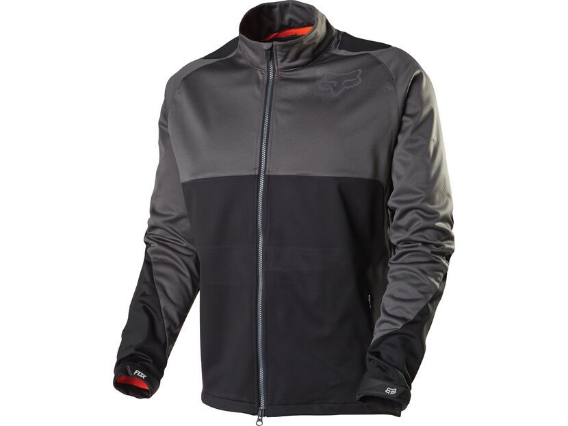 Fox Bionic LT Trail Softshell Jacket, black charcoal | BIKER-BOARDER.DE