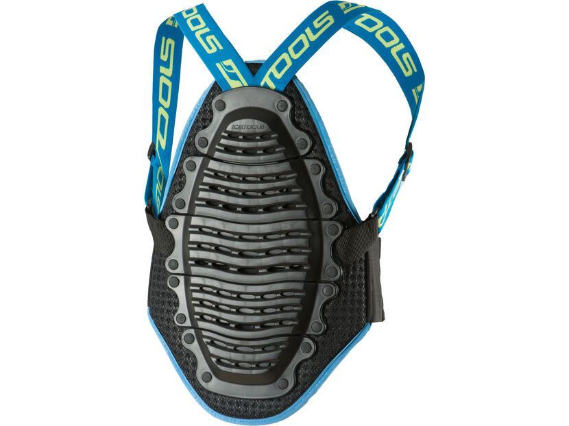 Icetools Back Belt Junior, black blue | BIKER-BOARDER.DE