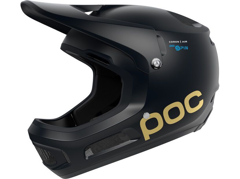 POC Coron Air SPIN Fabio Wibmer Ed., uranium black matt/gold | BIKER ...