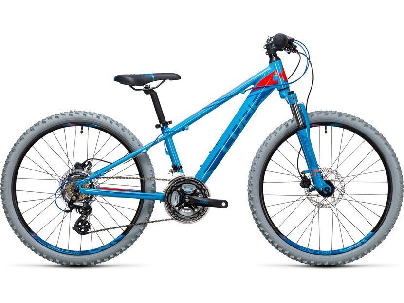 Cube Kid 240 Disc, blue´n´flashred | BIKER-BOARDER.DE