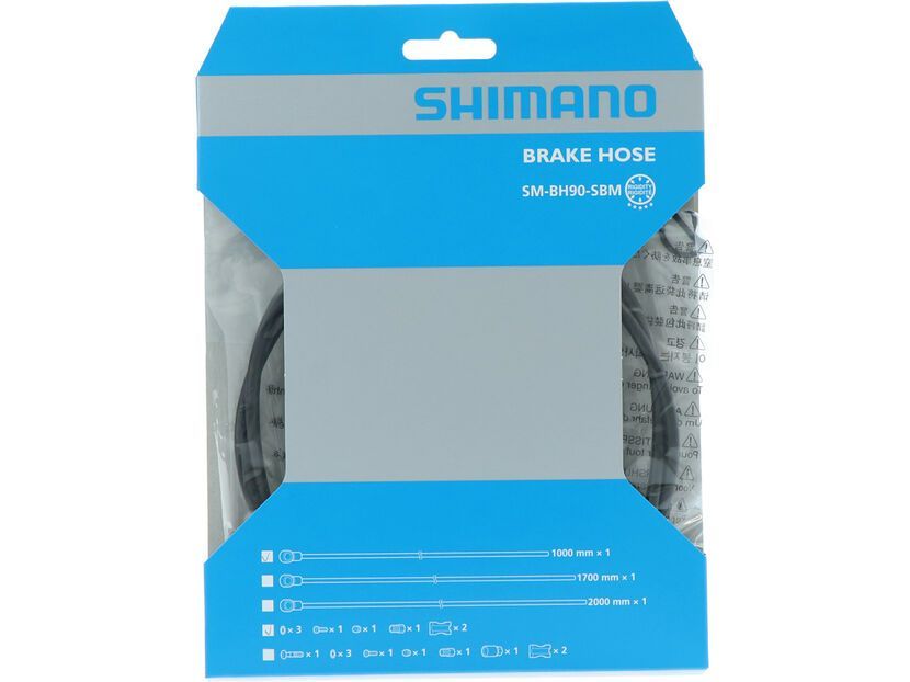 Shimano Deore XTR SM-BH90-SBM - 1.000 mm, schwarz | BIKER-BOARDER.DE