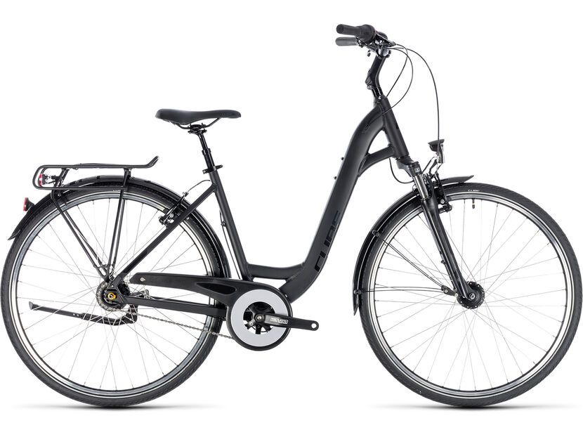 Cube Town Pro Easy Entry, black | BIKER-BOARDER.DE