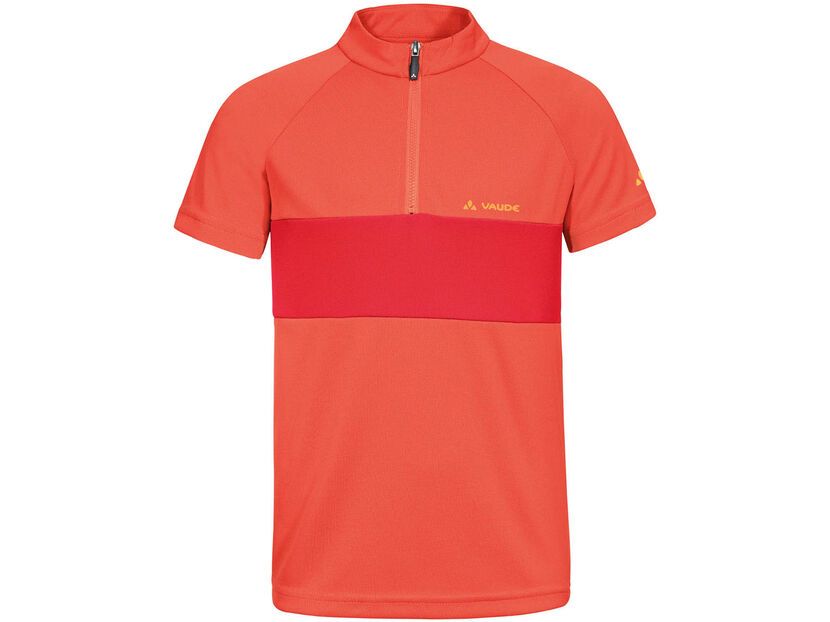 Vaude Kids Grody Shirt II, glowing red | BIKER-BOARDER.DE