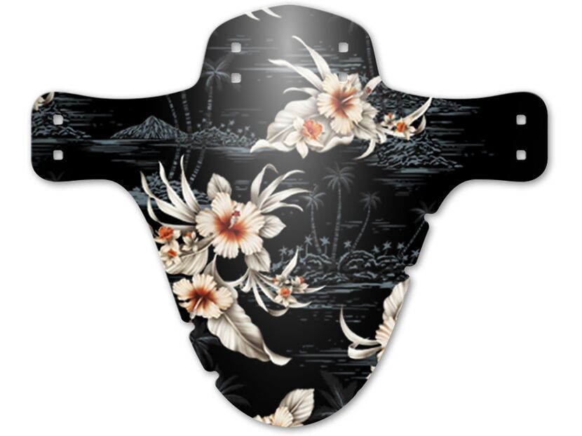 Loose Riders Mudguard Black Island, white/black | BIKER-BOARDER.DE