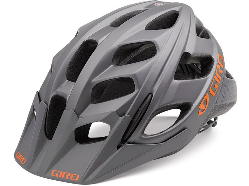 Giro Hex, matte titanium/flame | BIKER-BOARDER.DE
