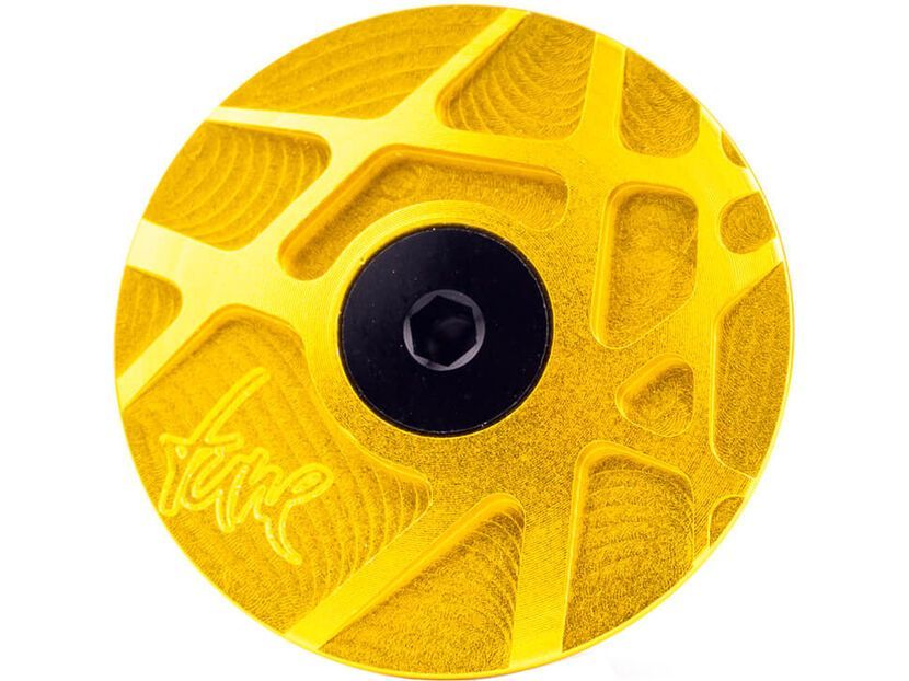 Tune Cap Ahead-Deckel, gold | BIKER-BOARDER.DE