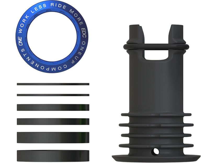 OneUp Components EDC Threaded Top Cap, dark blue | BIKER-BOARDER.DE