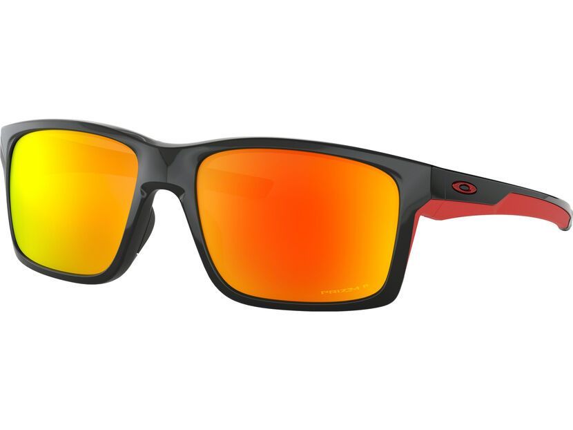 Oakley Mainlink Prizm Polarized, polished black/Lens: prizm ruby ...