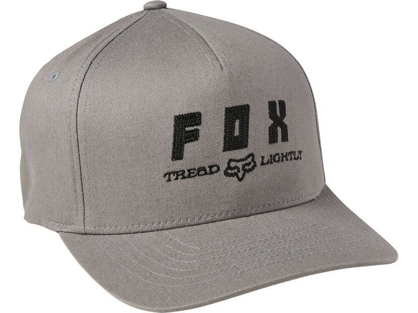 Fox Tread Lightly Flexfit Hat, pewter | BIKER-BOARDER.DE