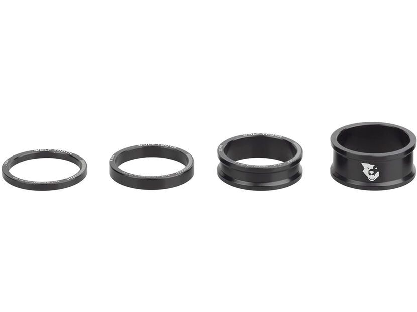 Wolf Tooth Precision Headset Spacers - 3/5/10/15 mm Kit, black | BIKER ...