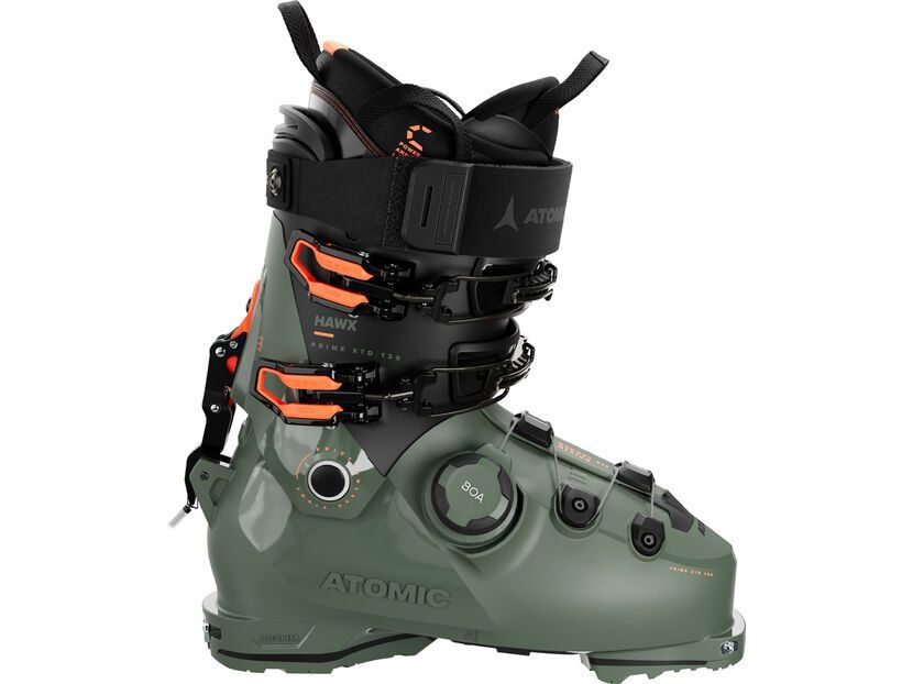 Atomic Hawx Prime XTD 120 BOA, army green/orange | BIKER-BOARDER.DE