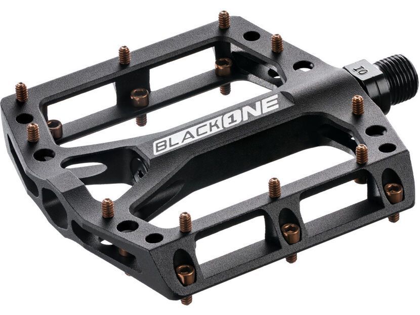 Reverse Black One Pedals, black/copper | BIKER-BOARDER.DE