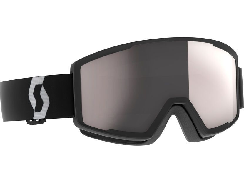 Scott Factor Pro, Enhancer Silver Chrome / mineral black/white | BIKER ...