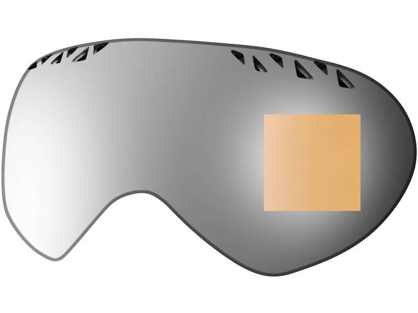 Anon Solace Lens Mirror, silver amber | BIKER-BOARDER.DE