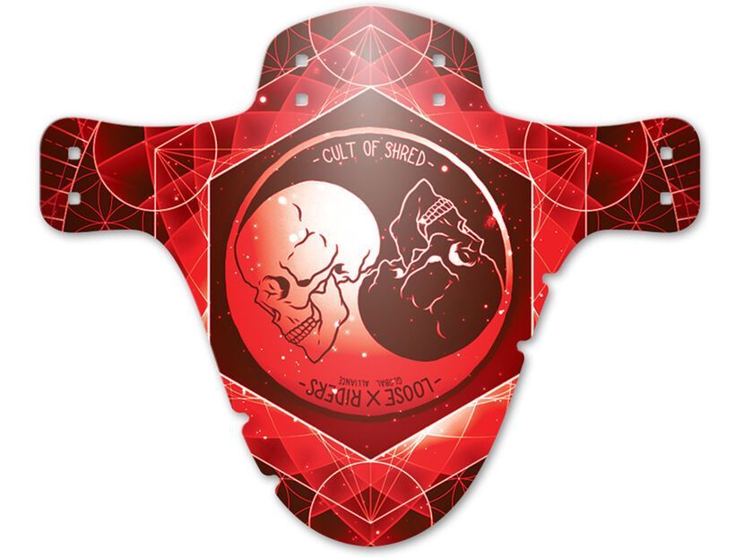 Loose Riders Mudguard Mythos, red | BIKER-BOARDER.DE