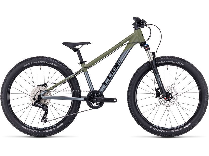 Cube Reaction 240 TM, grey´n´olive | BIKER-BOARDER.DE