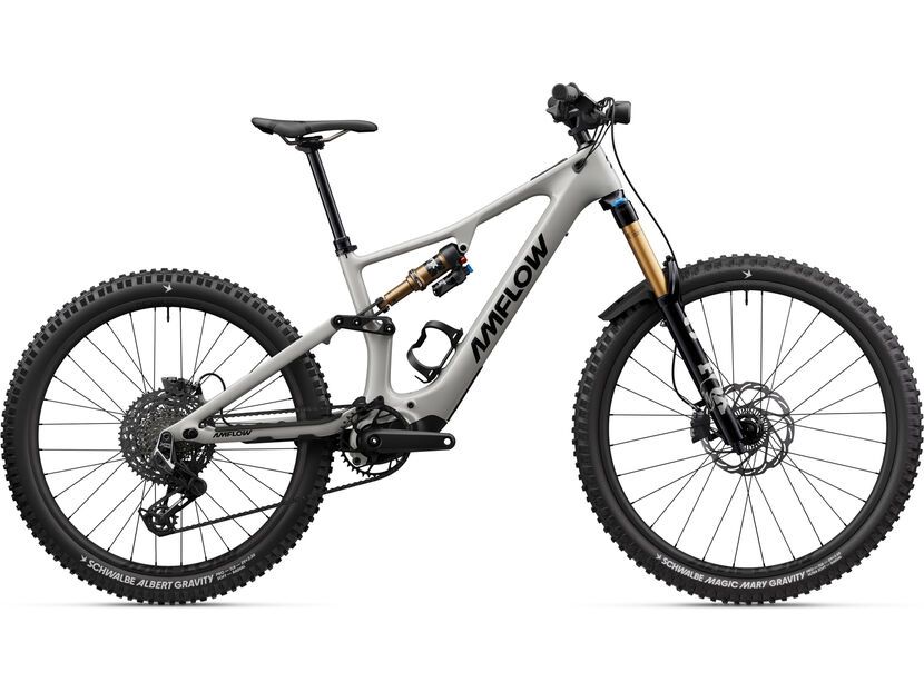 Amflow Amflow PX Carbon Pro - 700 Wh, mondstein‑grau | BIKER-BOARDER.DE