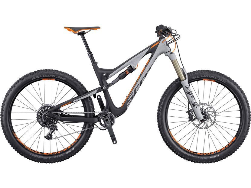 Scott Genius LT 710 Plus, grey/black/orange | BIKER-BOARDER.DE