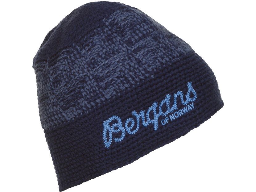 Bergans Tryvann Beanie, navy / light blue | BIKER-BOARDER.DE
