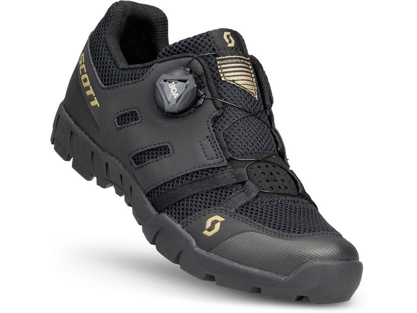 Scott Sport Crus-R BOA Eco W's Shoe, black/gold | BIKER-BOARDER.DE