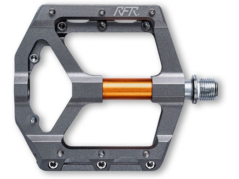 Cube RFR Pedale Flat SLT 2.0, grey´n´orange | BIKER-BOARDER.DE