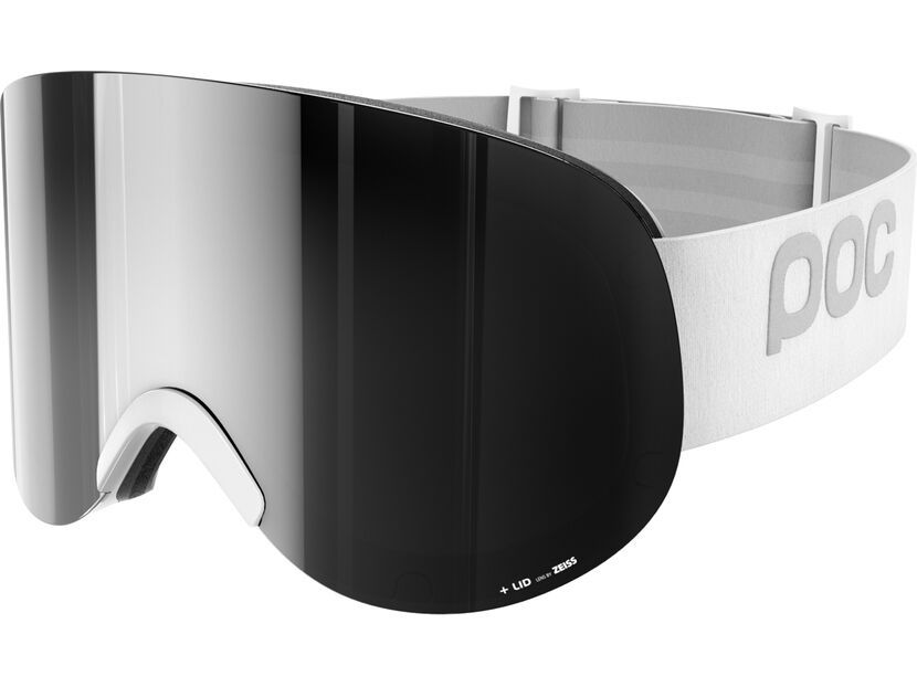 POC Lid, hydrogen white/Lens: bronze silver mirror | BIKER-BOARDER.DE