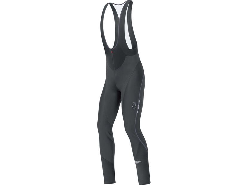 Gore Bike Wear Oxygen Windstopper SO Trägerhose, black | BIKER-BOARDER.DE