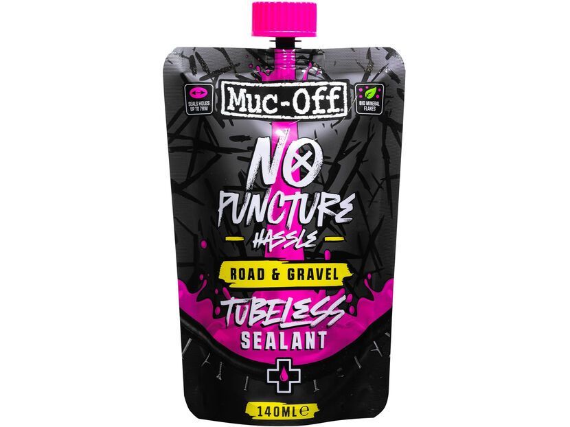 Muc-Off No Puncture Hassle Tubeless Sealant Road & Gravel - 140 ml ...